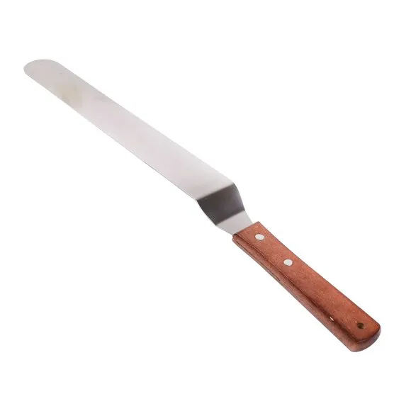 1 PIECE. CAKE KNIFE STAINLESS STEEL WITH WOODEN HANDLE BAKING TOOL ...