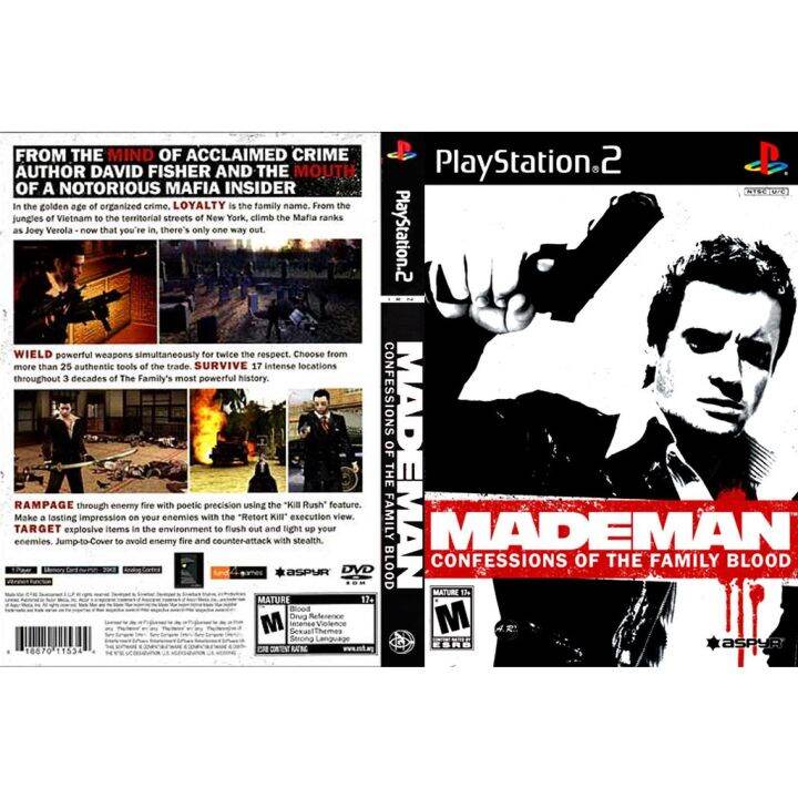 แผ่นเกมส์ PS2 Made Man - Confessions of the Family Blood คุณภาพ ส่งไว ...