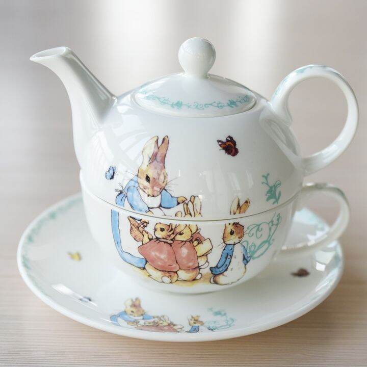European Afternoon Tea Tea Set Teapot Cup Saucer British Bone Tea Set ...