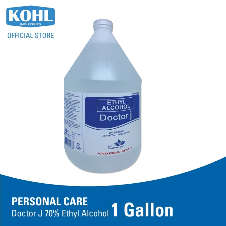 Kohl Industries Corp Doctor J 70% Ethyl Alcohol Gallon | Lazada PH