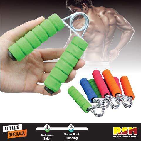 Hand Strength Fitness Equipment Foam Wrist Grippers Training Gear/Alat ...