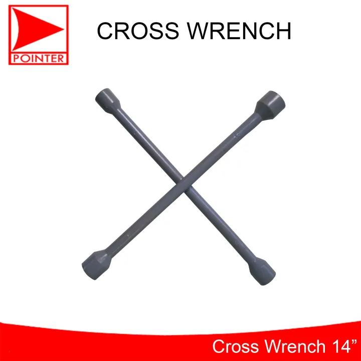 X - Type Cross Wrench 14" Size 17mm x 19mm x 21mm x 23mm | Lazada PH