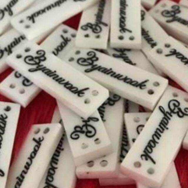CUSTOM MADE TAG TUDUNG / LABEL TUDUNG ACRYLIC 3MM 4.8 | Lazada