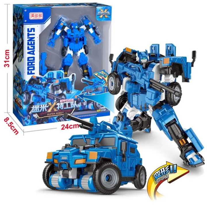 MiniForce Transformation Action Figure Toys Agent Toys X Volt Semey Air ...