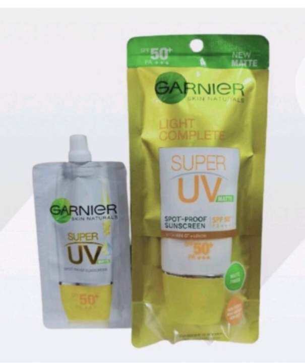 GARNIER Light Complete Super UV Matte Brightening Sunscreen SPF50+ PA ...