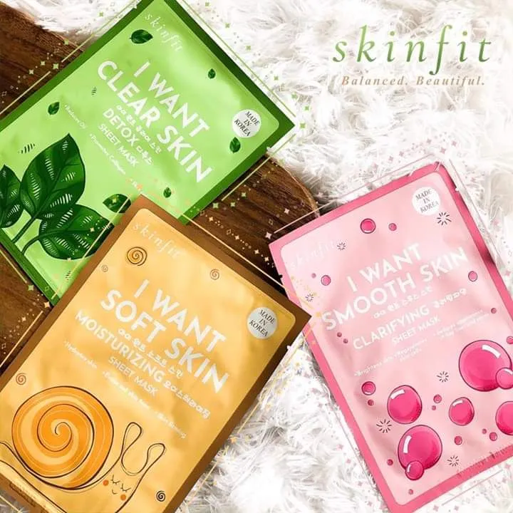 Skinfit Sheet Mask 🎭 | Lazada PH