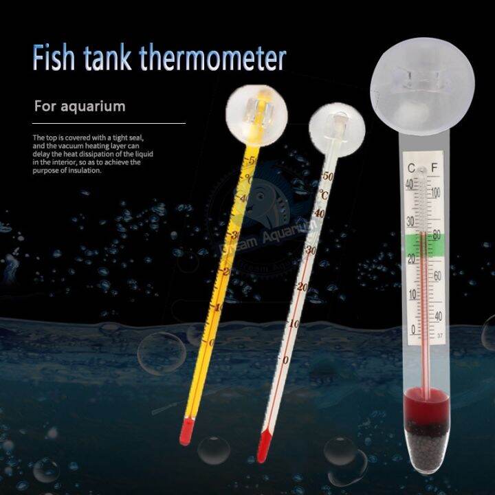 Glass Aquarium Thermometer With Suction Cup | Lazada PH