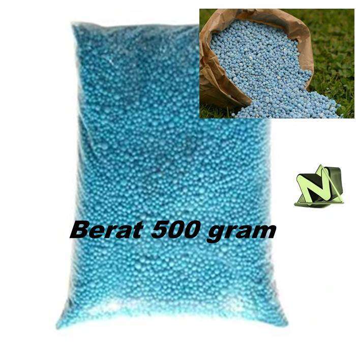 Pupuk NPK Mutiara biru -NPK 16-16-16 isi 500 gram | Lazada Indonesia