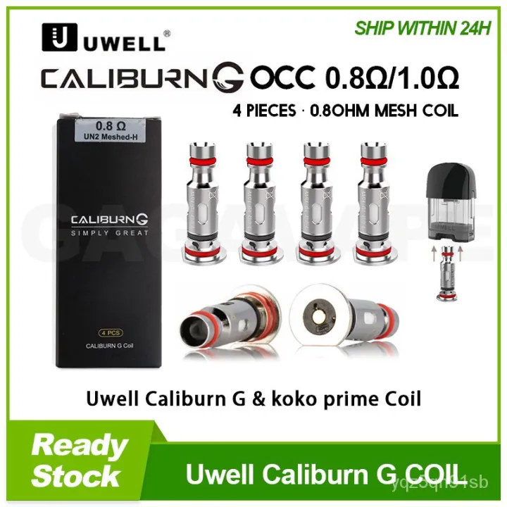 【Ready Stock】】Autherntic Uwell Caliburn G CoilCartridge & koko prime ...