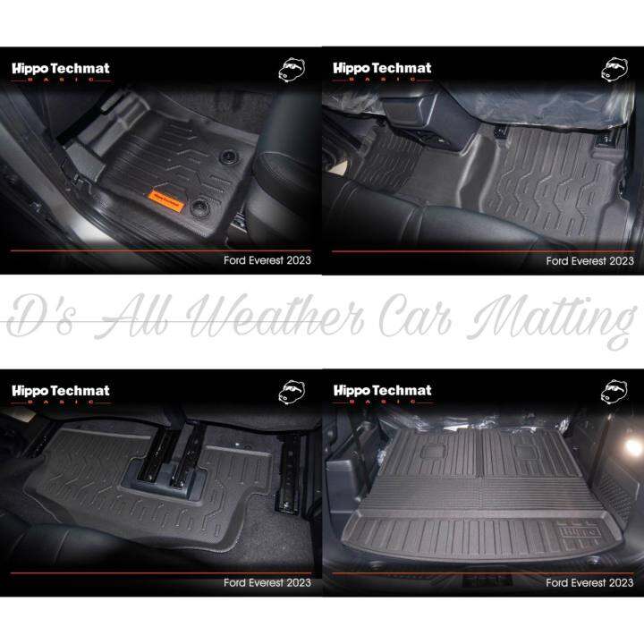 Ford Everest 2023 Hippo Techmat V2 Deep Dish Matting | Lazada PH