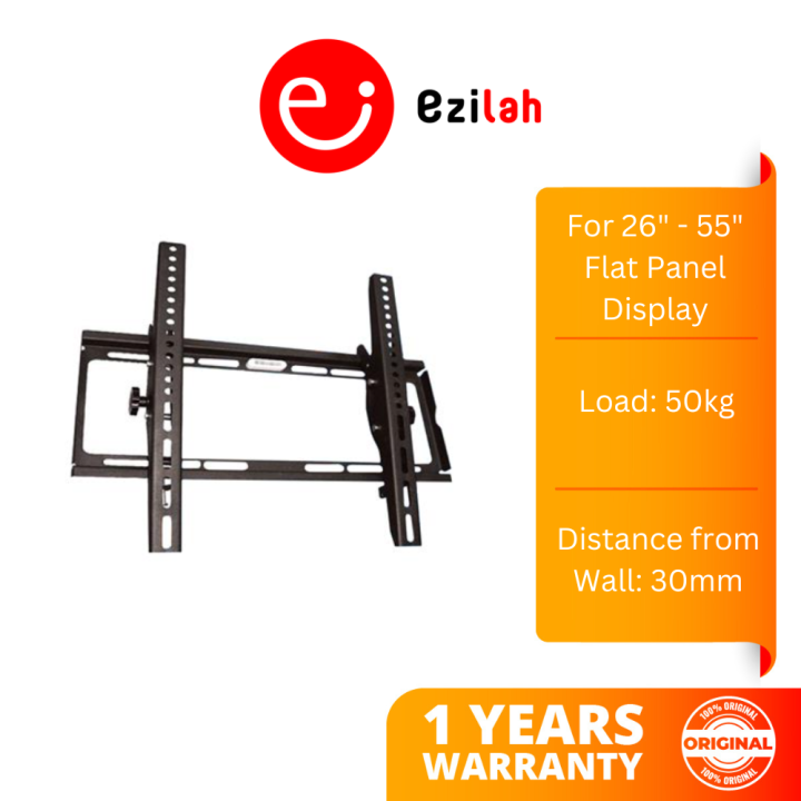 TV BRACKET 26"-55" TILTS TV WALL BRACKET BM 2655TL | Lazada