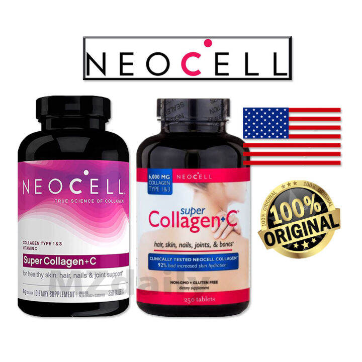 2 IN 1 ) NEOCELL Super Collagen + C with Biotin 6g collagen 6000 mg 250 ...