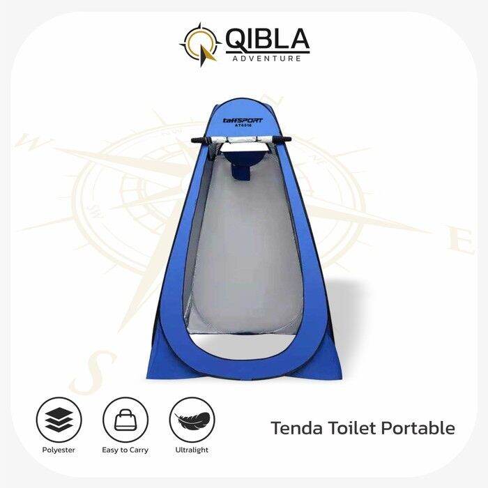TENDA TOILET PORTABLE CAMPING CHANGING TENT AUTOMATIC OPEN | Lazada ...