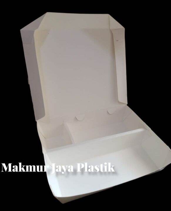 [ SEKAT 3 ] PAPER LUNCH BOX SEKAT BESAR FOOD GRADE | Lazada Indonesia