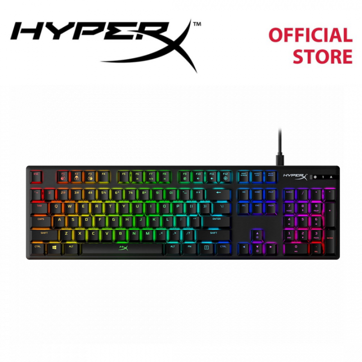 HyperX Alloy Origins Aqua Switch Tactile Wired Mechanical Gaming ...
