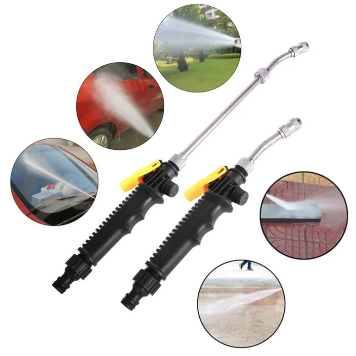 High Pressure Power Washer Water Spray Tool Nozzle Stainless Steel Car ...