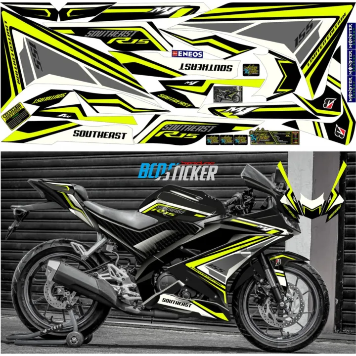 striping r15 v3 variasi sticker grafis stiker | Lazada Indonesia