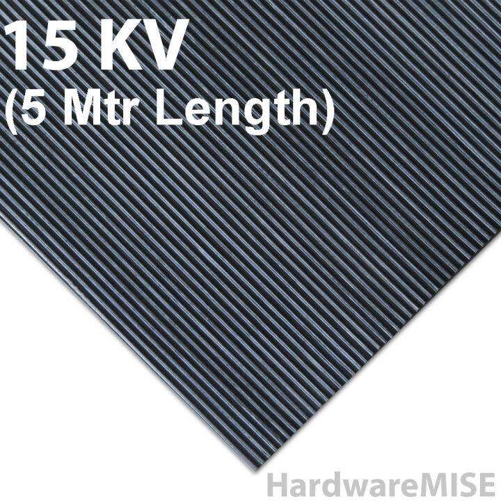 Corrugated Electrical Safety Rubber Mat Ribbed Electrical Insulation ...