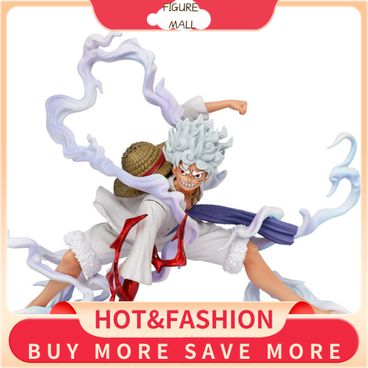 One Piece Figure, Sun God Luffy, Crouching Anime Toy Model Figure ...