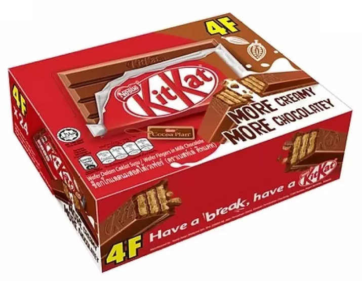 Nestle Kit Kat Milk Chocolate 4F (24pcs x 35gm) | Lazada