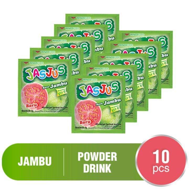 JASJUS Rasa JAMBU isi 10 Sachet Minuman RASA BUAH Bubuk Instant ...