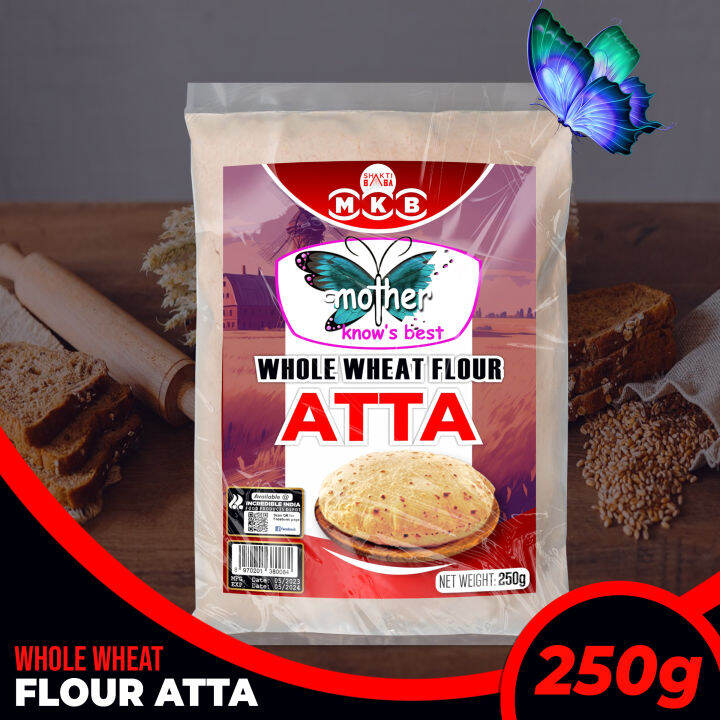 Whole Wheat Flour Atta MKB Butterfly 250g (Mother Know Best) | Lazada PH
