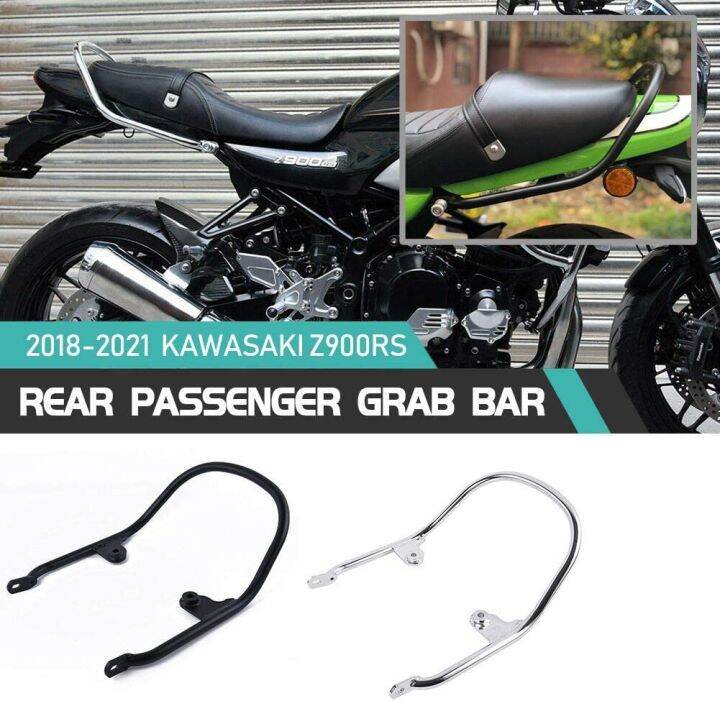 Allotmark Motorcycle Passenger Rear Back Hand Grab Bars,Steel Rear Seat ...