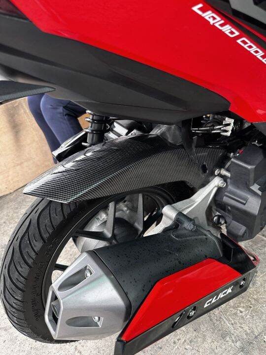 Carbon tire hugger/Rear mudguard fit for Honda Click for V1 V2 V3 ...