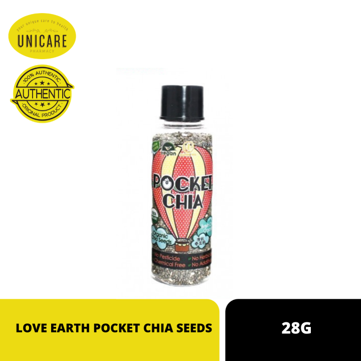 LOVE EARTH POCKET CHIA SEEDS 28G | Lazada