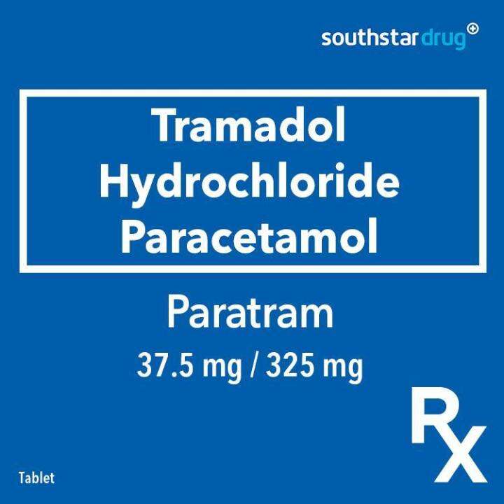 Rx: Paratram 37.5mg / 325mg Tablet | Lazada PH