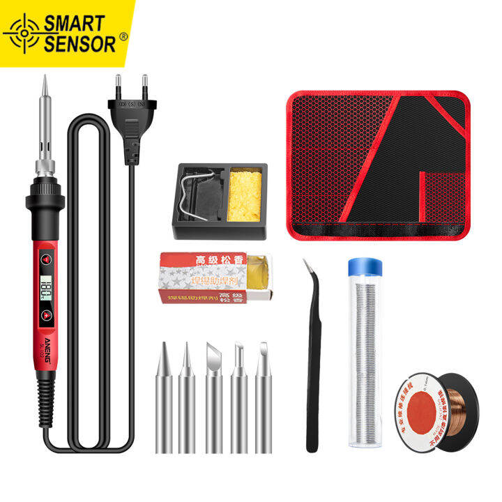 Smart Sensor ANENG Mini Electric Soldering Iron with LCD Digital ...