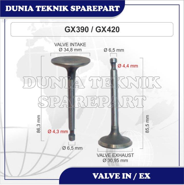 GX390 GX420 VALVE IN EX / KLEP IN EX / KLEP API MINYAK / KLEP MESIN ... GX390 GX420 VALVE IN EX / KLEP IN EX / KLEP API MINYAK / KLEP MESIN ...