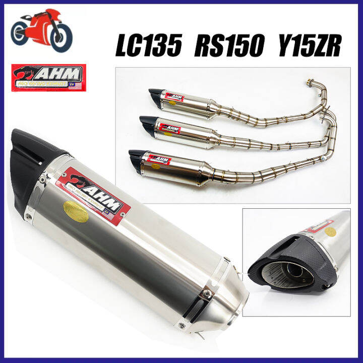 Ahm motorcycle exhaust pipe szr spr 32mm for lc y15zr rs150 lc135 5s 4s ...