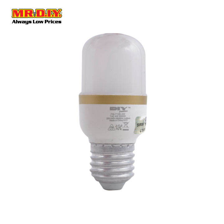 (MR.DIY) Premium LED Bulb Light 4W 6500K | Lazada