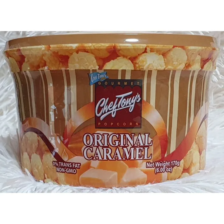 CHEF TONY'S GOURMET ORIGINAL CARAMEL POPCORN (170g) | Lazada PH