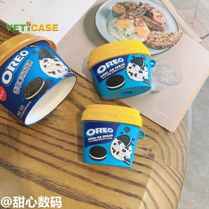 Oreo Ice Cream Cup Earphone Case for Apple AirPods Pro AirPods 1 2 3 ...
