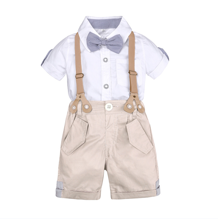 Baby Boys Christening Outfits Infant Baptism Wedding Romper Toddler 