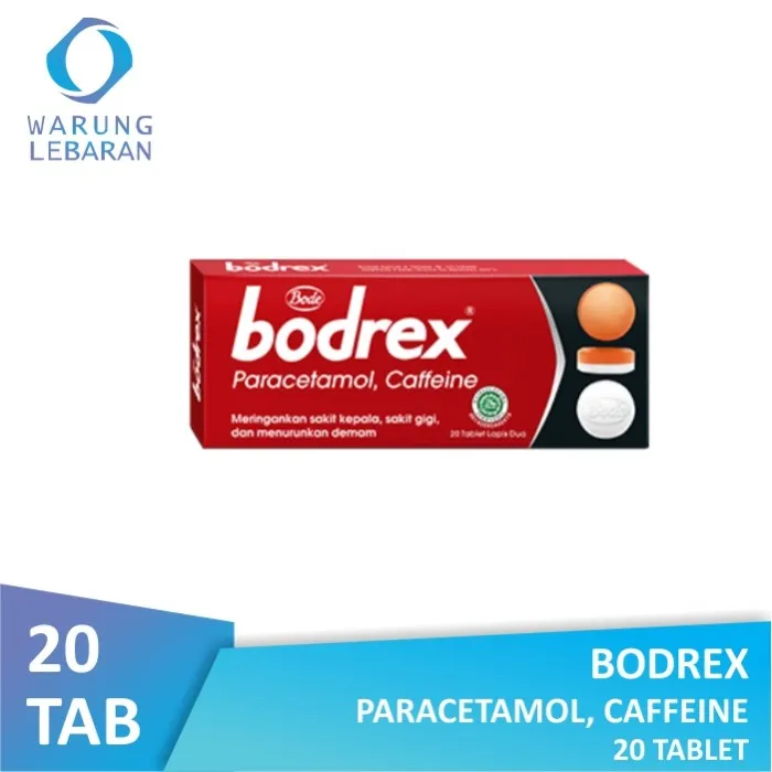 Bodrex Paracetamol Caffeine 20 Tablet | Lazada Indonesia