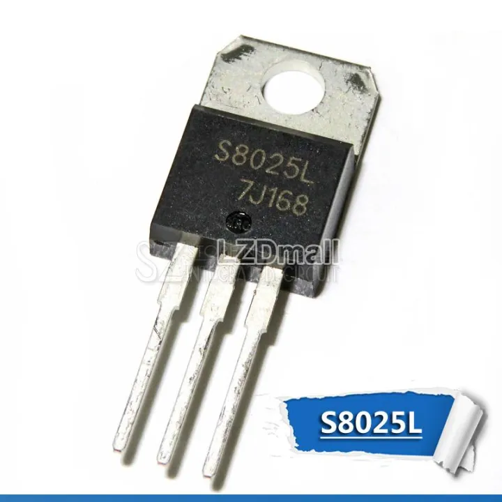 5Pcs S8025l To-220 S8025 Scr 25A 800V New Original | Lazada PH
