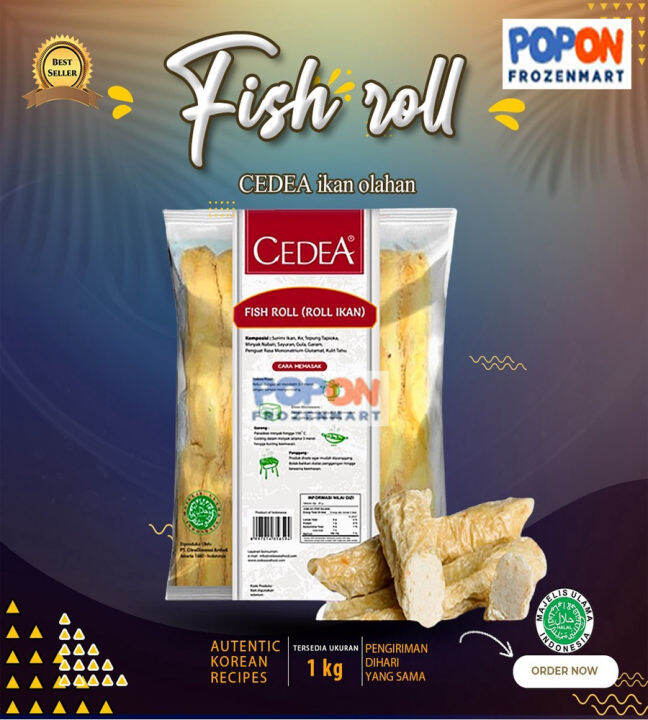 Cedea Fish Roll 1Kg Isi 40 | Lazada Indonesia