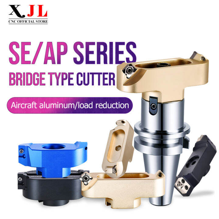 AP16 SE12 Aluminum Made Bridge Type Face Milling Cutter Disc Right ...