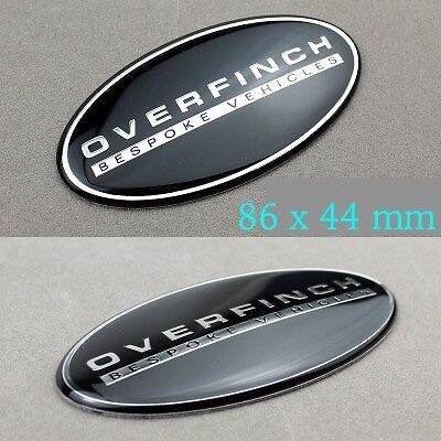 1pcs OVERFINCH BESPOKE VEHICLES Emblem Aluminum Sticker for Rover ...