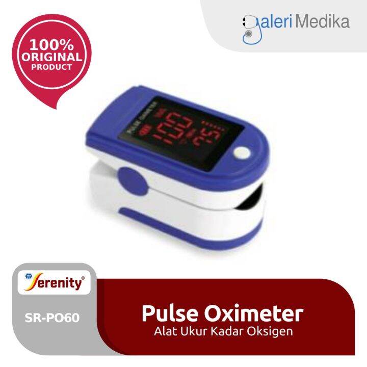 Pulse Oximeter Serenity SR-PO60 / Alat Saturasi SpO2 Pulse Oxymeter | Lazada Indonesia