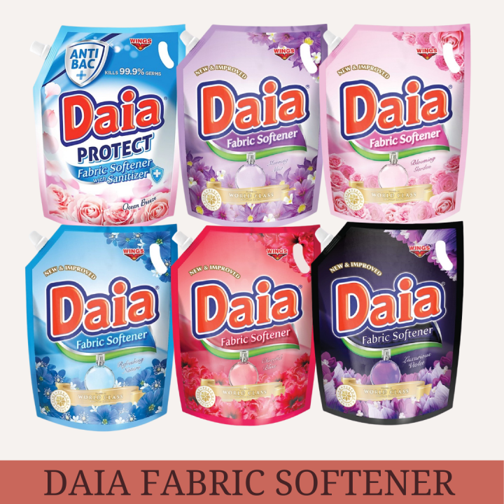 Daia Fabric Softener Refill Pack orted Fragrance 1.6/1.8 Litre | Lazada