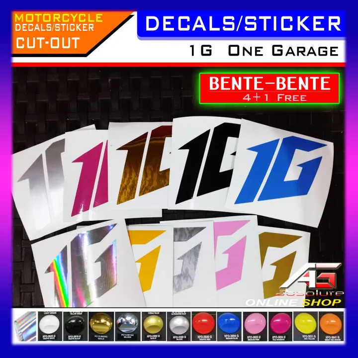 1G ONE GARAGE - Cut-Out Motorcycle Sticker Decals | Lazada PH