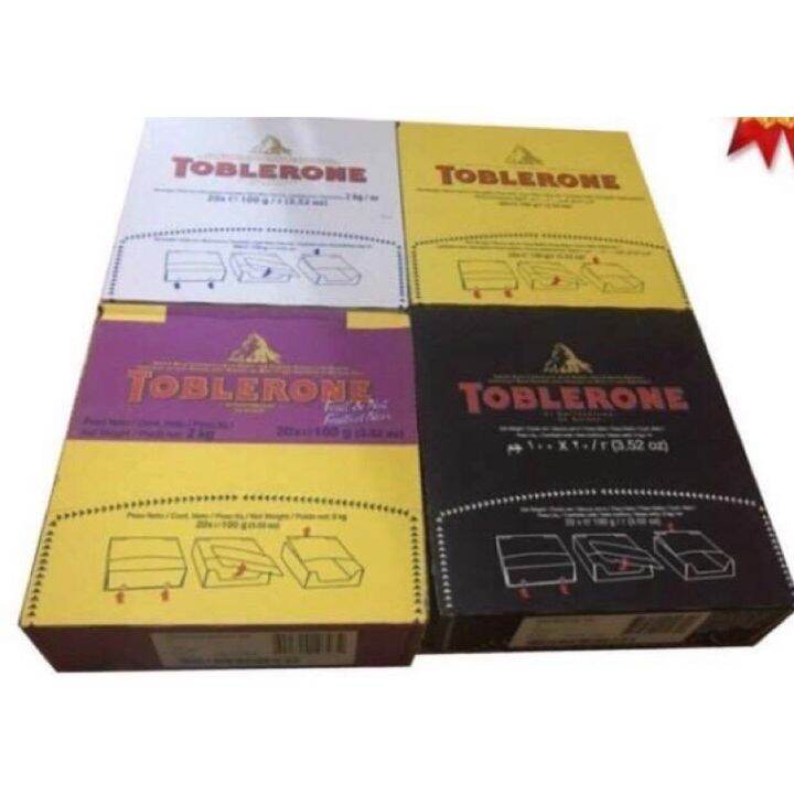 ChocoLets Toblerone Box (20x100g)♣ | Lazada PH