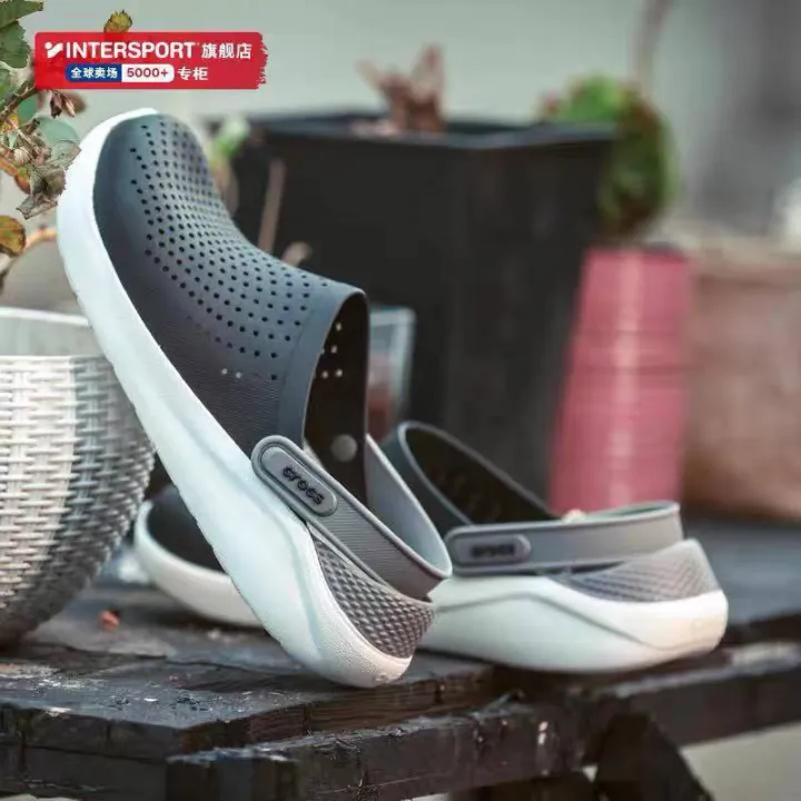 Crocs Lite Ride New Beach Crocband Platform Men and Women FULL FORCE ...