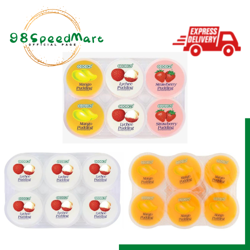 [98] Cocon Pudding With Nata De Coco 80gm x 6cup | Lazada