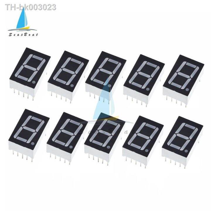 10PCS 0.56 inch LED Display 7 Segment 1 Bit Digit Tube Led Common Anode ...