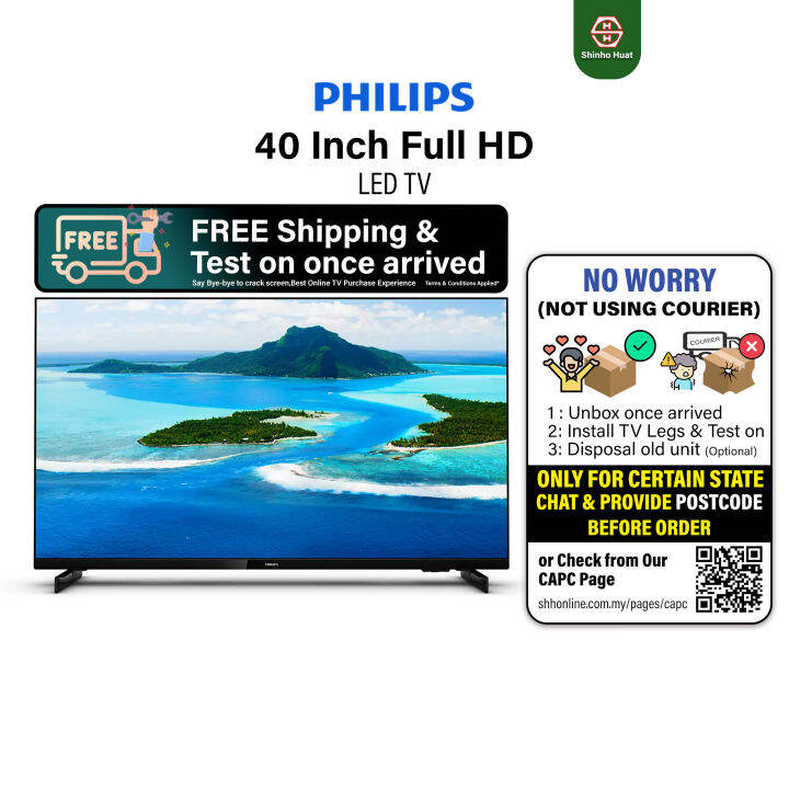 Philips 40 Inch Full HD LED TV 40PFT5708 | Lazada